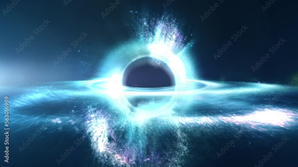 Futuristic antimatter molecule or micro Black Hole. Quantum physics ...