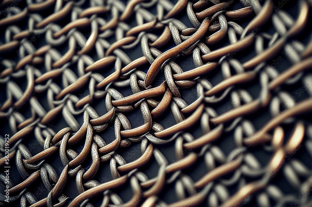 Chain Mail Texture, Chain Armour Hauberk Background, Medieval Knight ...