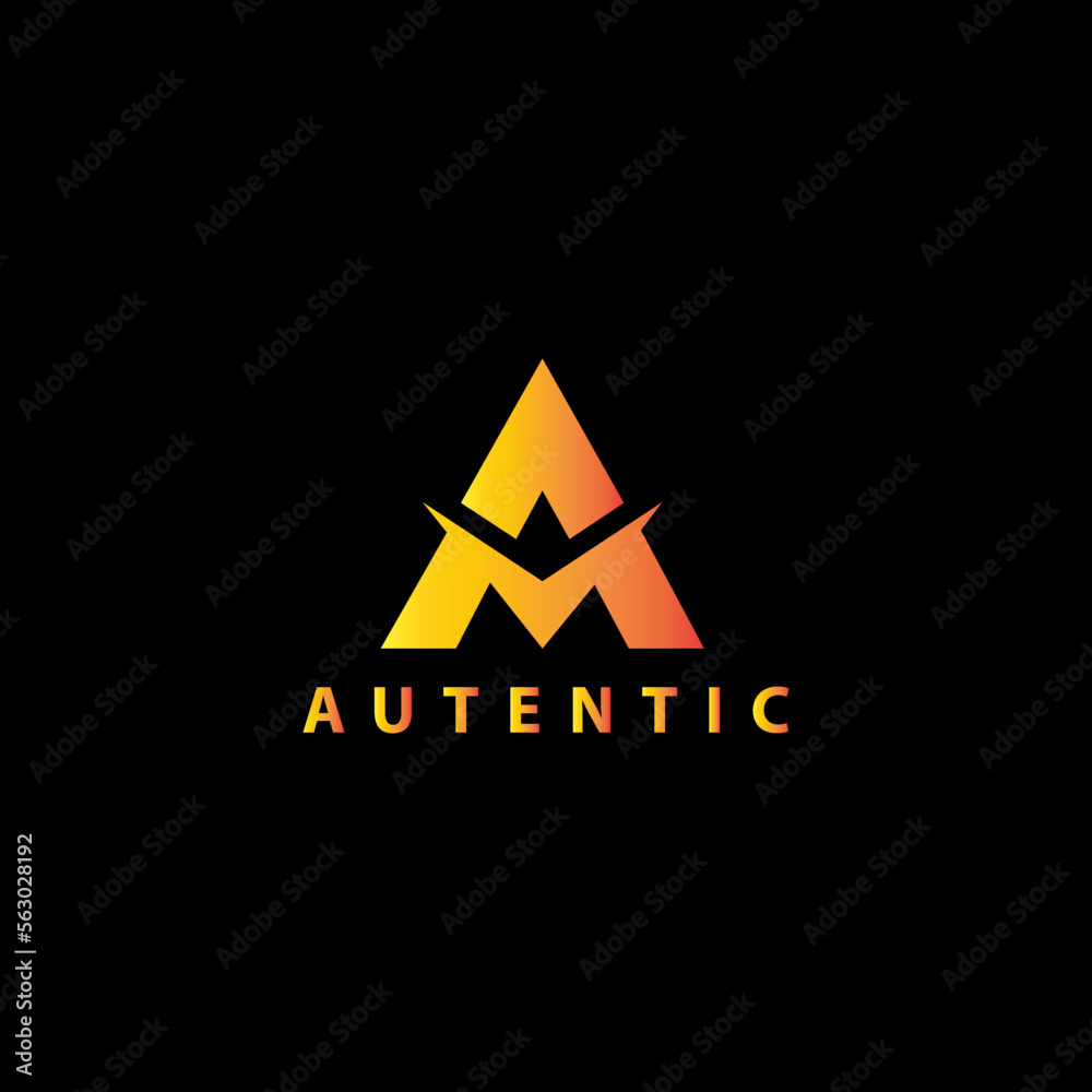 AM Icons logo, Colorful Letter logo, Letter Logo Design, AM Letter logo ...