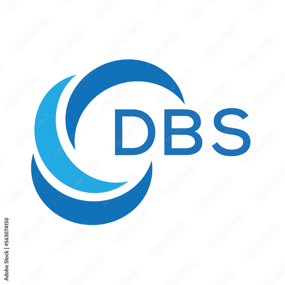DBS Letter logo design template vector. DBS Business abstract ...