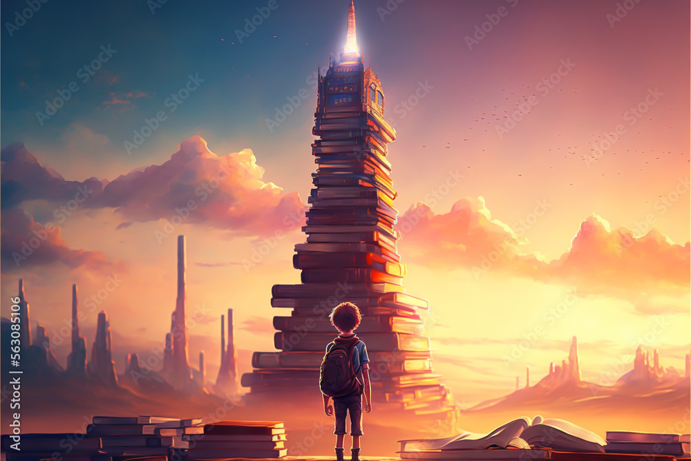 With the new school year upon us, a young, industrious student is ready ...