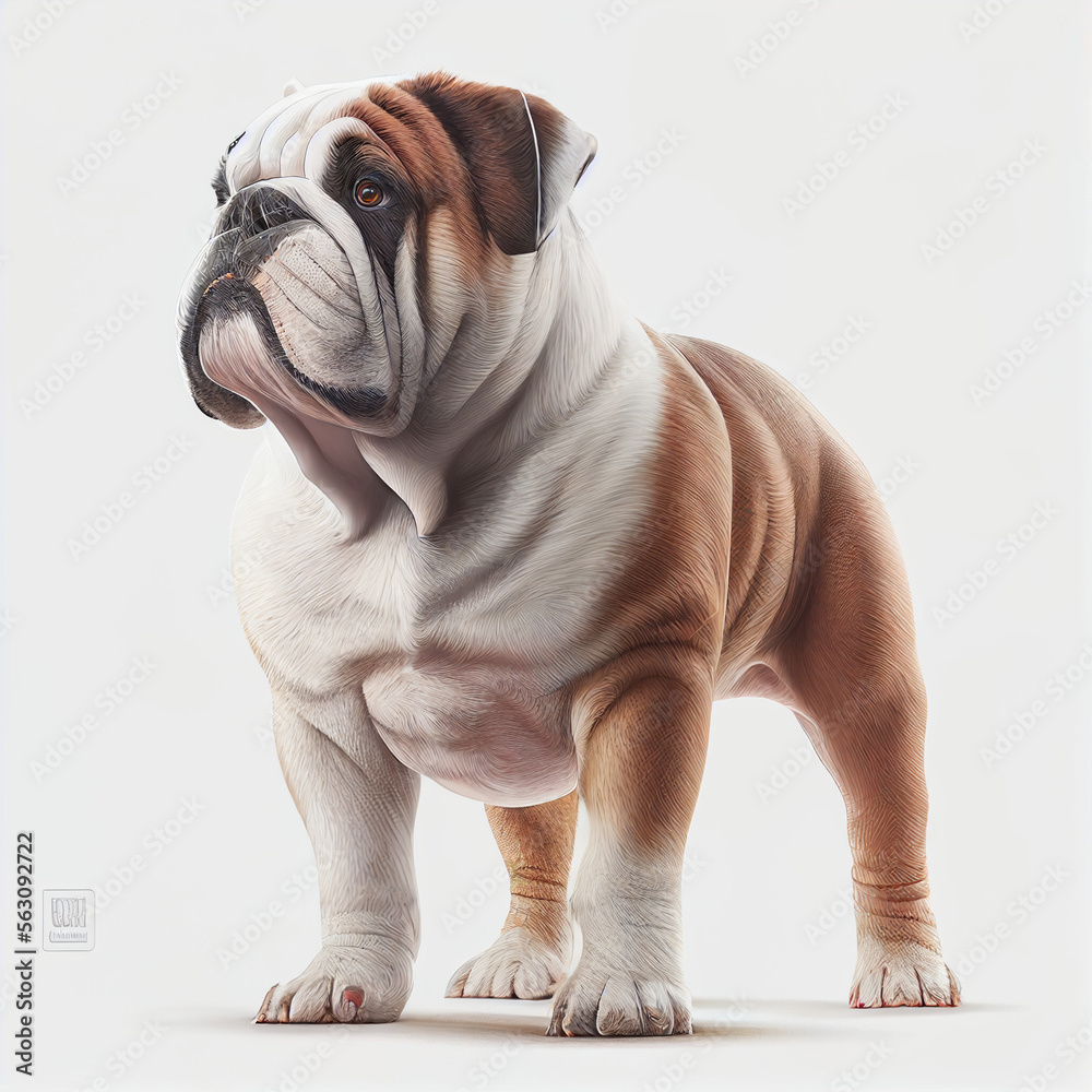 Beabull full body image with white background ultra realistic Stock ...