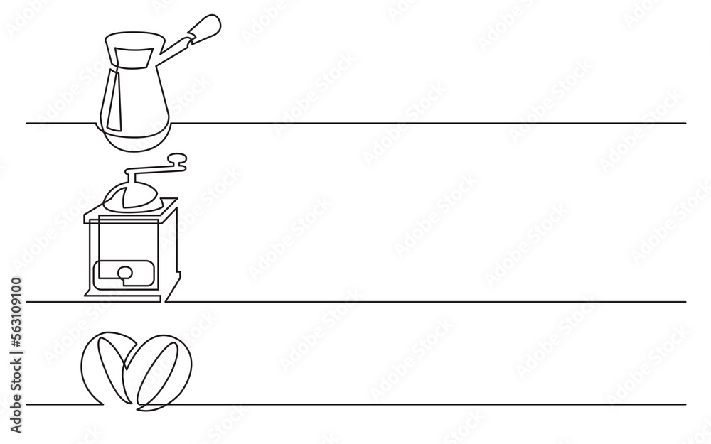 continuous line drawing vector illustration with FULLY EDITABLE STROKE ...