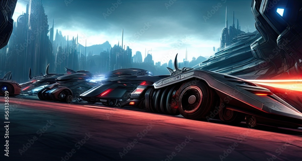 Futuristic city with radiant light and intricate environment - final ...