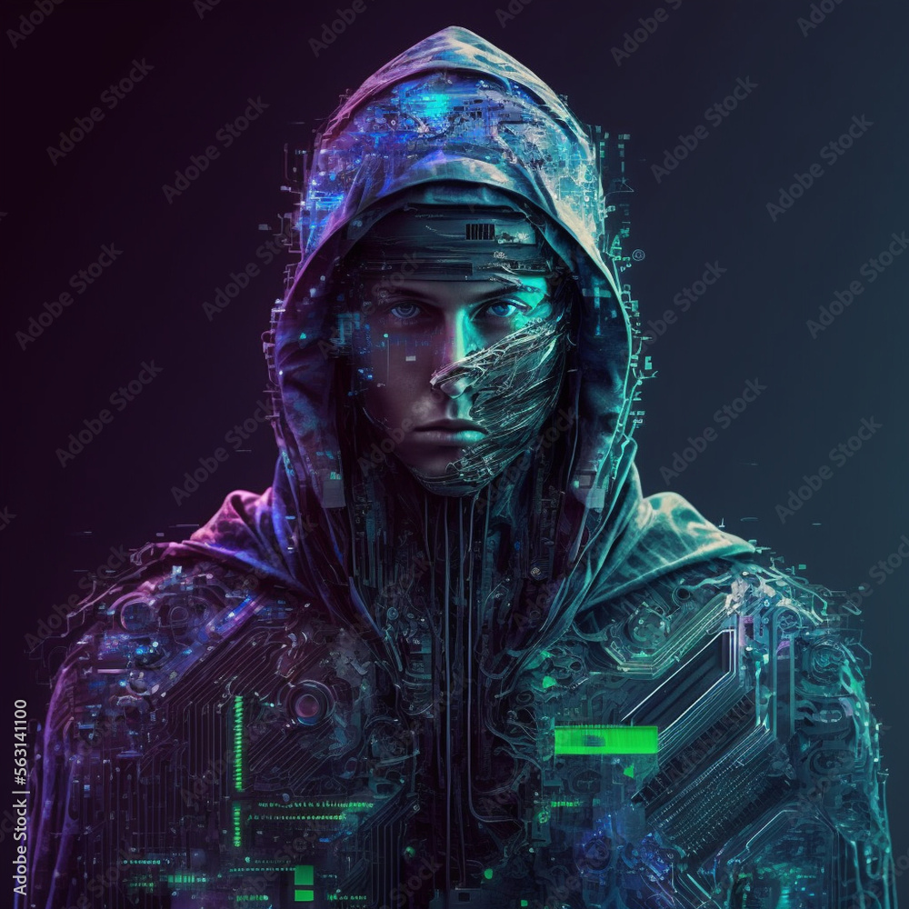 the man of the future is depicted as a young programmer hacker in the ...