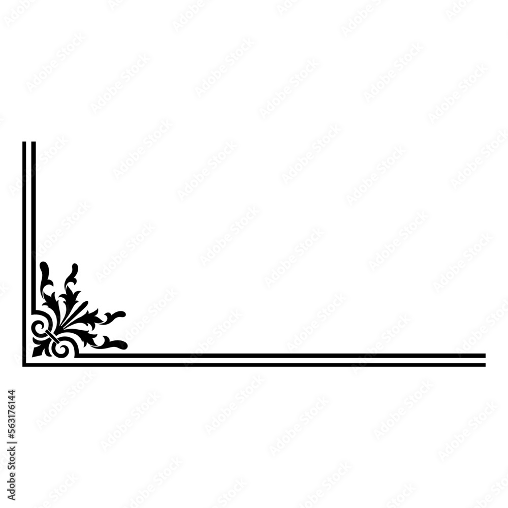 corner vector, icon, symbol, logo, clipart, isolated. vector ...