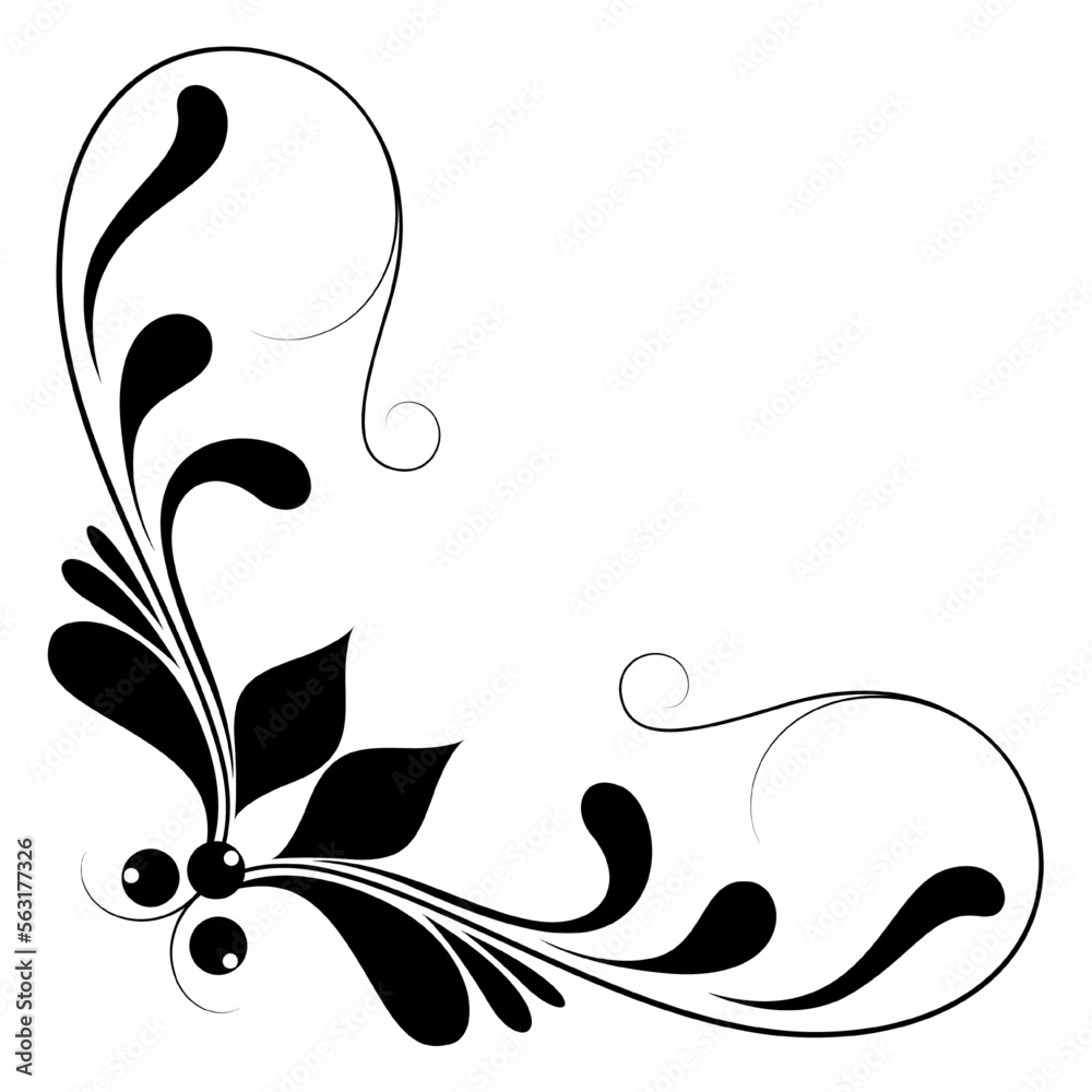 corner vector, icon, symbol, logo, clipart, isolated. vector ...