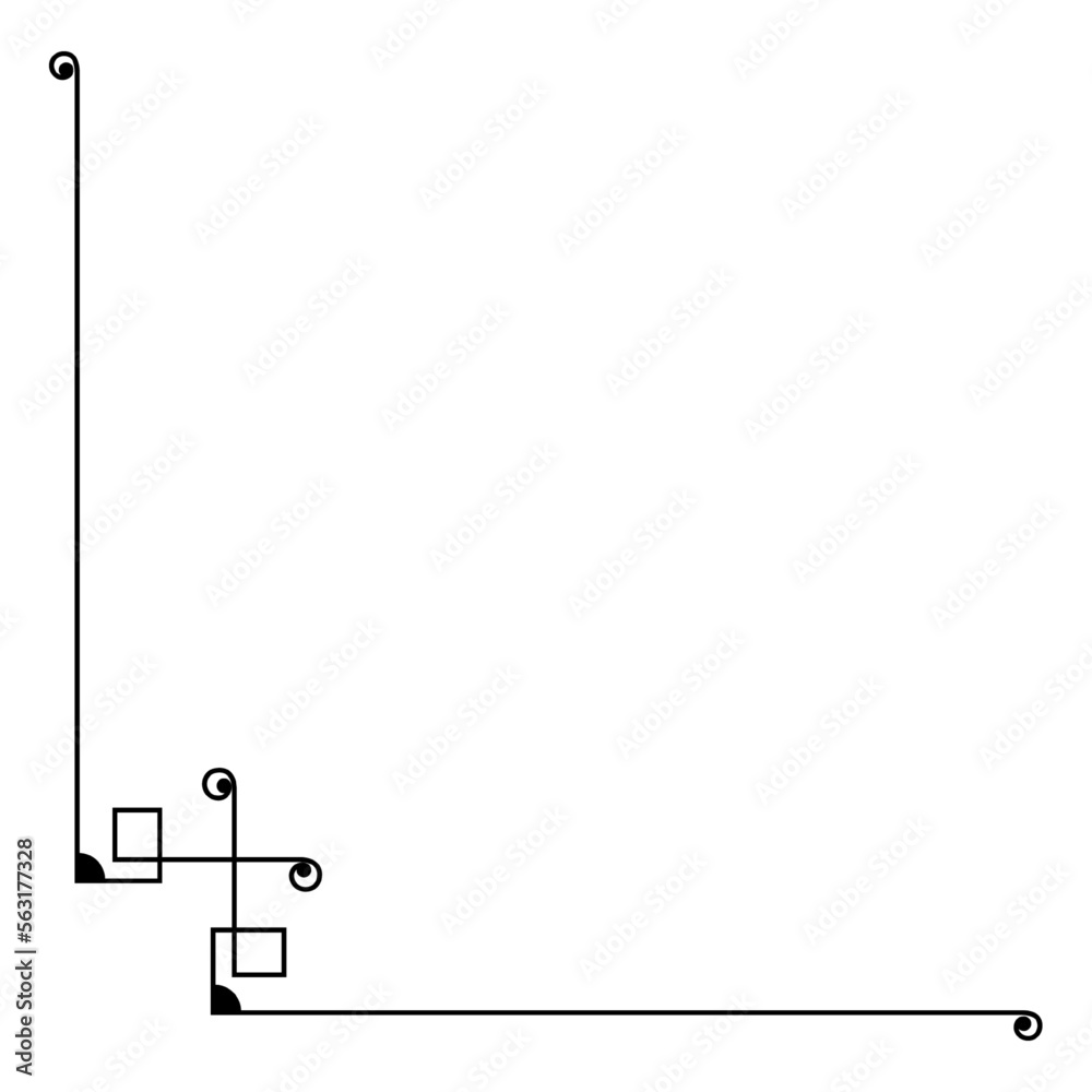 corner vector, icon, symbol, logo, clipart, isolated. vector ...