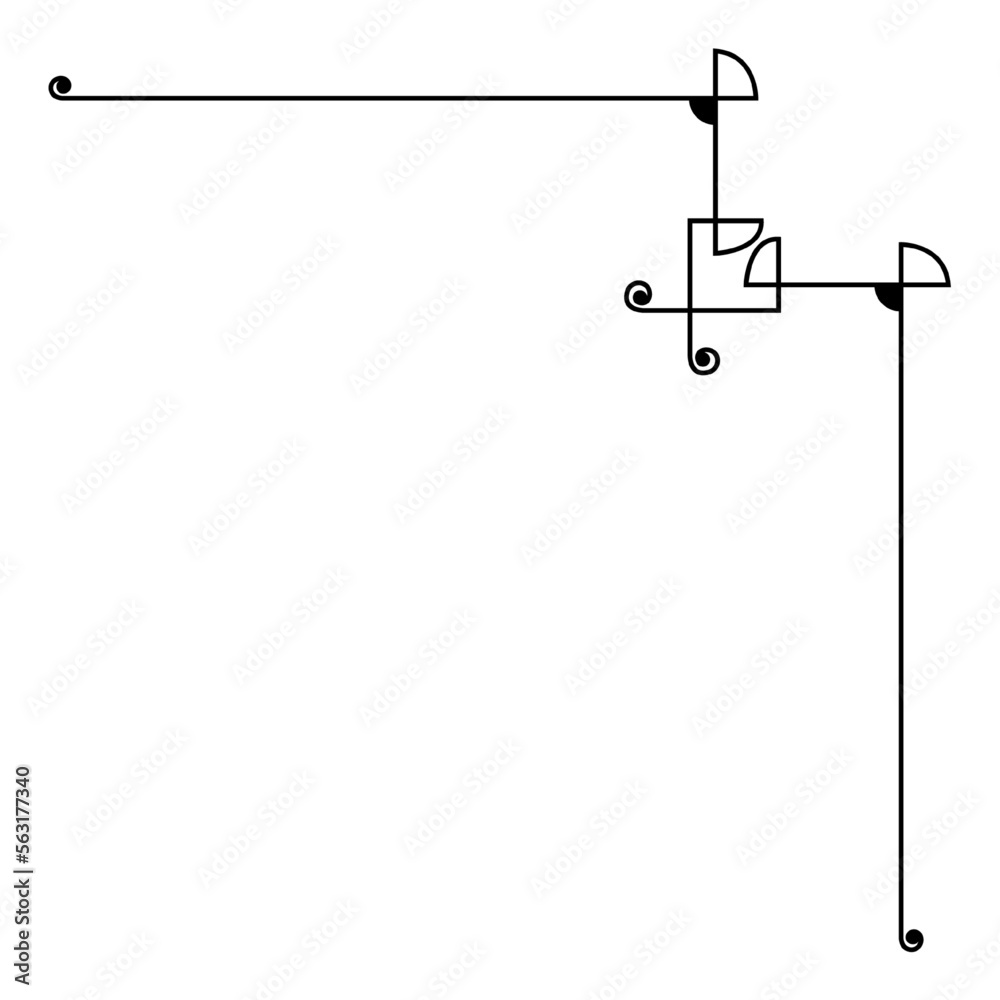 corner vector, icon, symbol, logo, clipart, isolated. vector ...