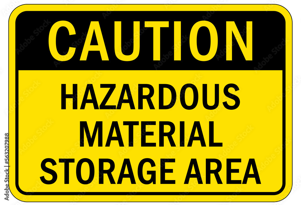 Hazard storage sign and labels hazardous material storage area Stock ... Hazard storage sign and labels hazardous material storage area Stock ...