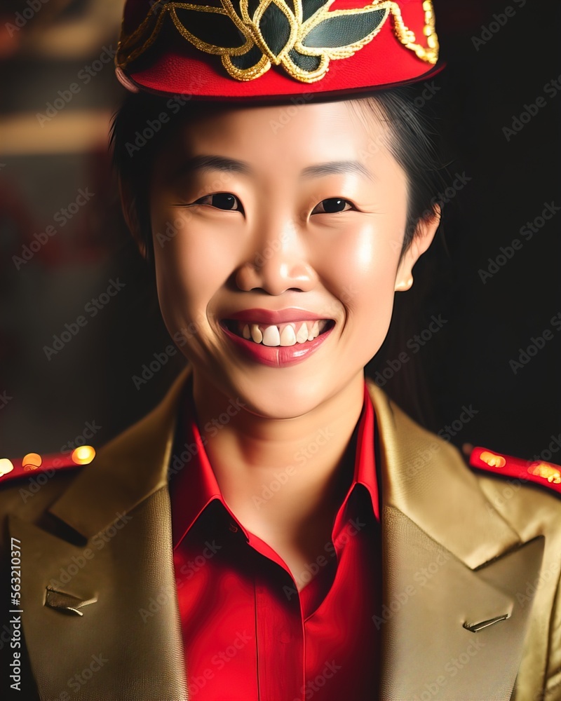 Portrait of a chinese lady in a suit, Women’s History Month, Chinese ...