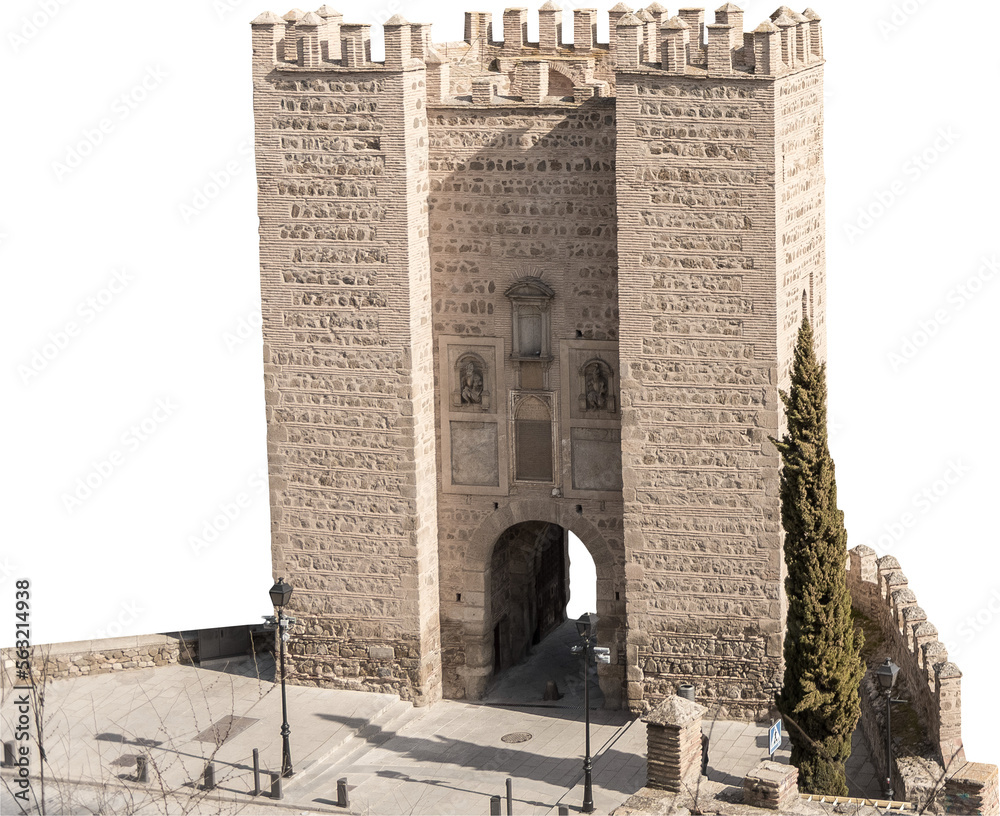 Isolated PNG cutout of a medieval gate on a transparent background ...