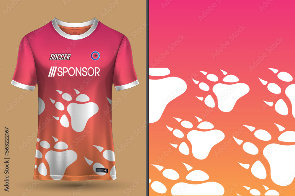 Sports jersey design for sublimation Stock Vector | Adobe Stock