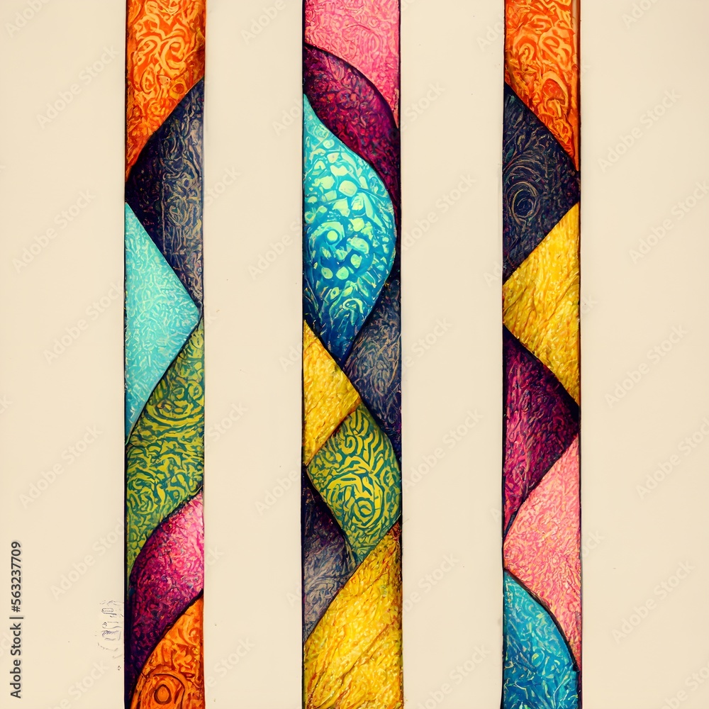 the letter L colourfulsketch by m c escher seamless repeating pattern ...