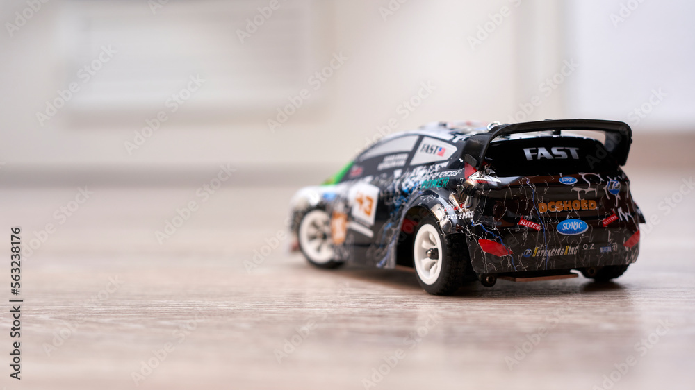 Fast radio control vehicle for kids. Mini rc race car from WLtoys ...