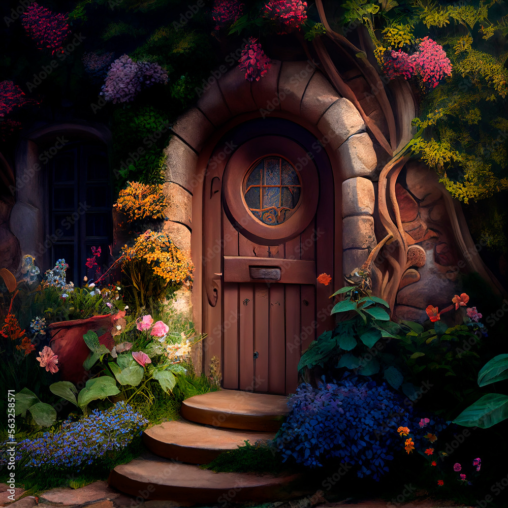magic; artwork; door; entrance; fantasy; imagination; mysterious ...