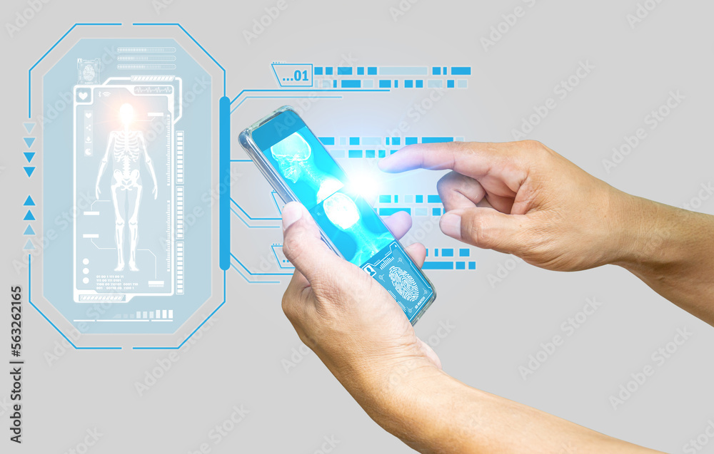 Examines a technological digital holographic plate representing the ...