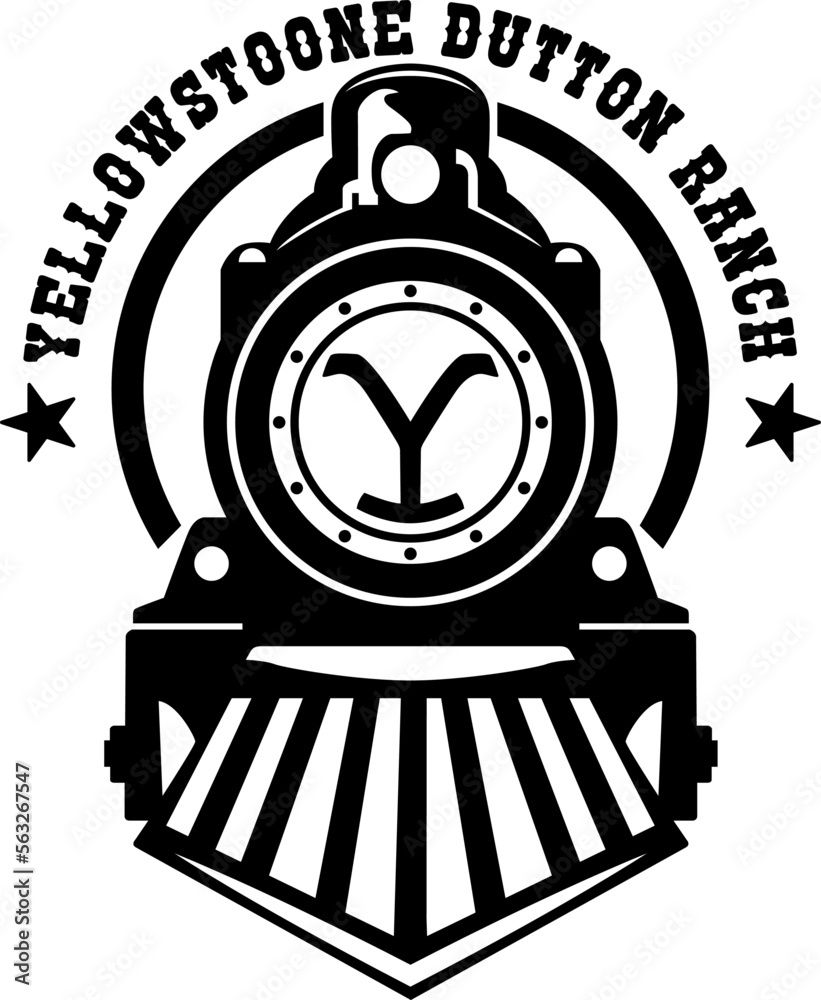 Yellowstone Dutton Ranch Train cut file, SVG , Cricut, Silhouette , Eps ...