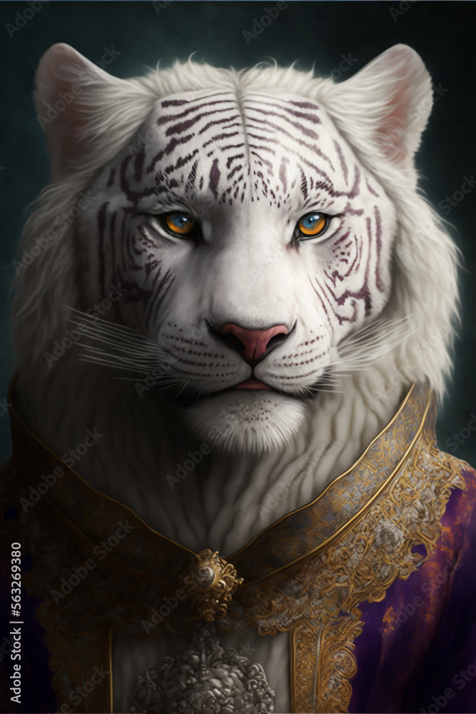 Fantasy White Tiger