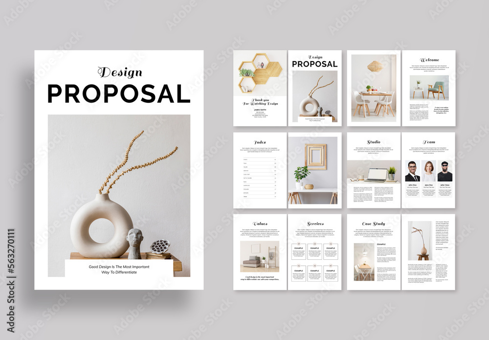 Design Proposal Stock Template | Adobe Stock