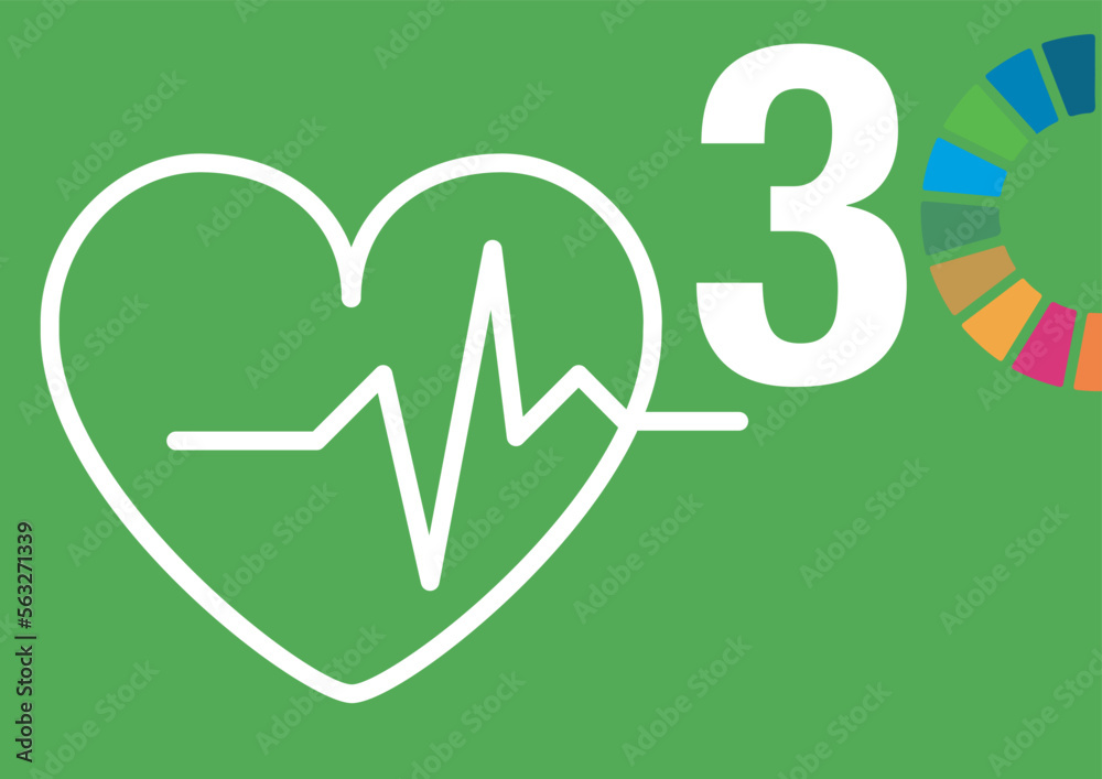 Sustainable Development Goals 3 Good Health and Well-being Stock Vector ...