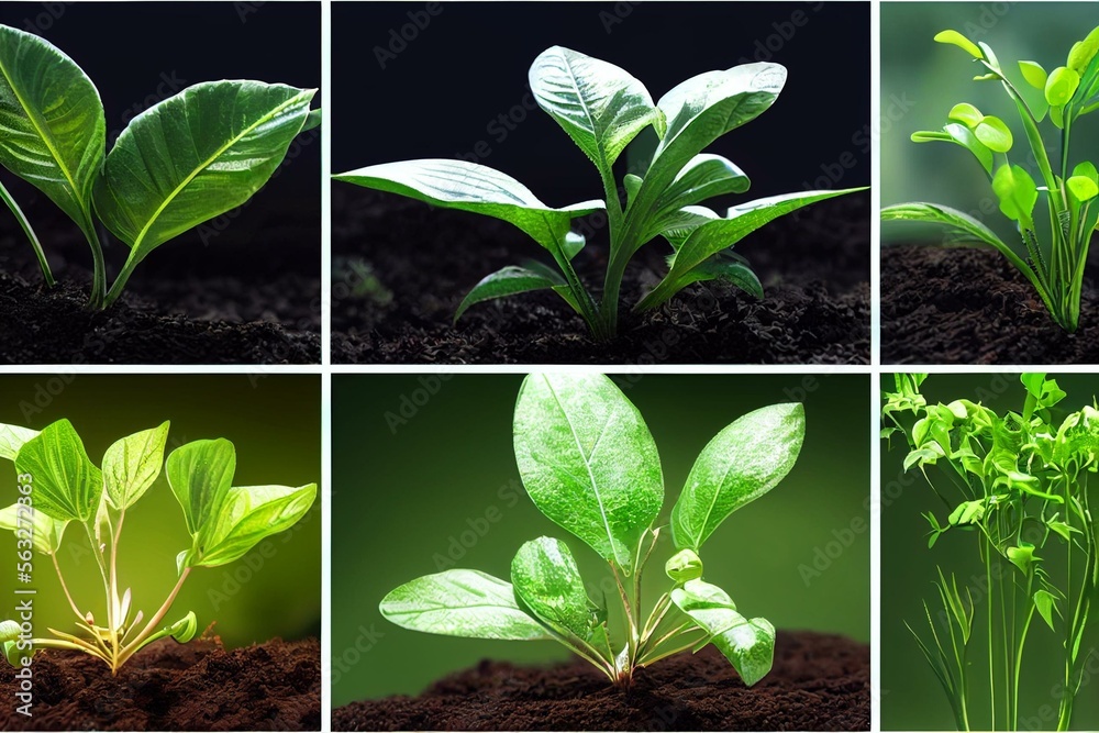 Plant Growth Stages Sprout Grow Cycle Of Seeds Of Tree Or Flower plant-growth-stages-sprout-grow-cycle-of-seeds-of-tree-or-flower