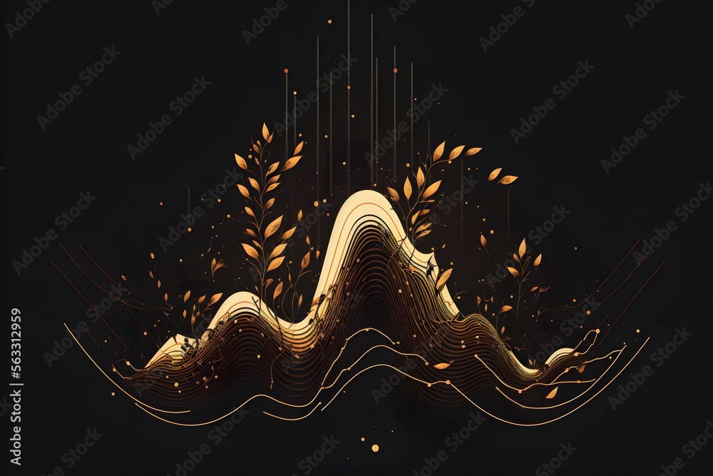 Line graph, normal curve for wheat prices. Charts. Graphs. Business ...