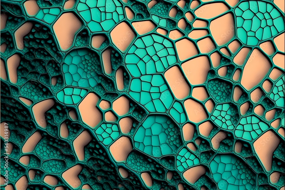 highly detailed voronoi pattern repeating pattern half water half ...