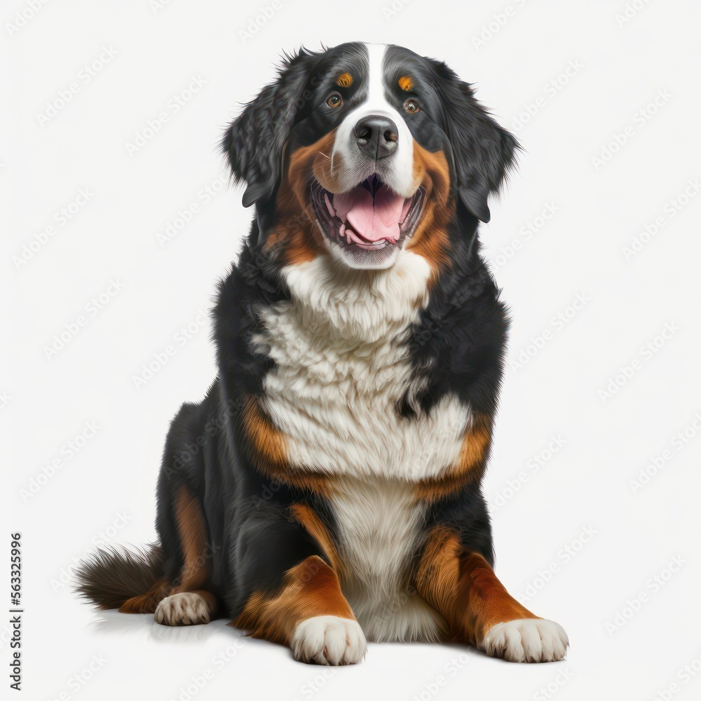 Detailed illustration full body photograph of a friendly smiling ...