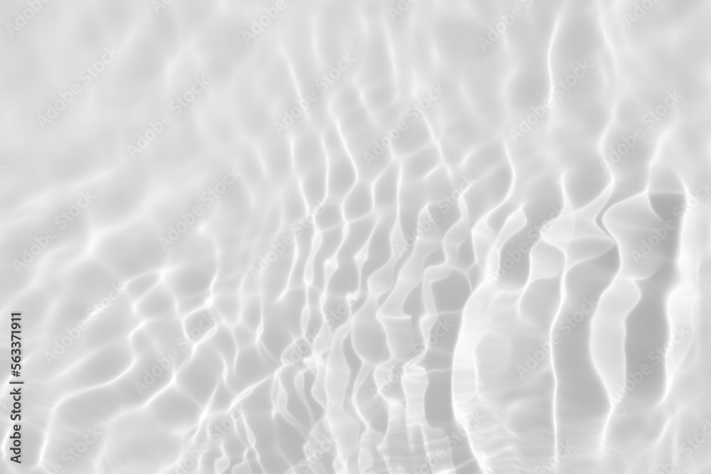 Abstract white transparent water shadow surface texture natural ripple ...