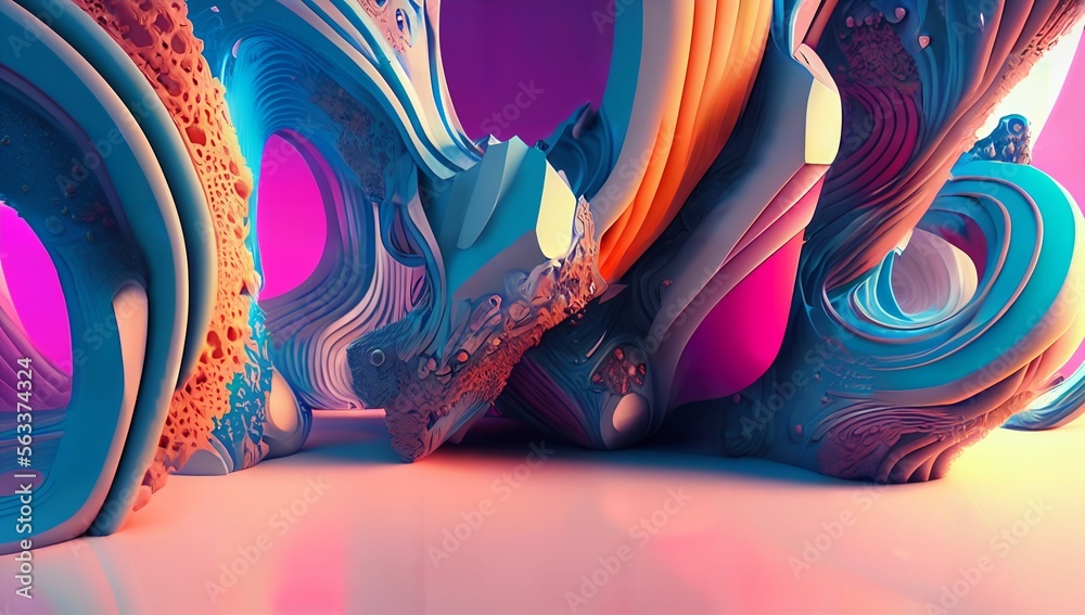 (4K) Abstract background/wallpaper generative AI Stock Illustration ...