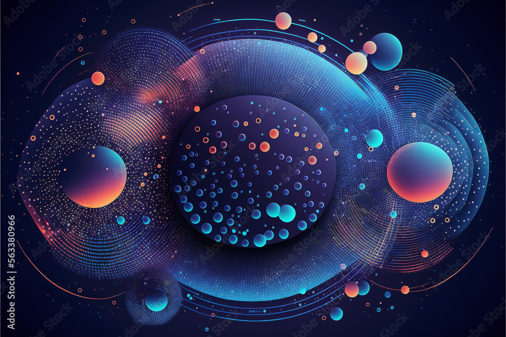 A Futuristic Multiverse: A Composition of Floating Planets, Space ...