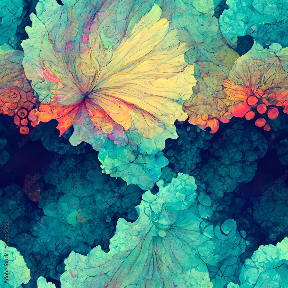 double exposure pattern and color textures vector maximalist neon ...