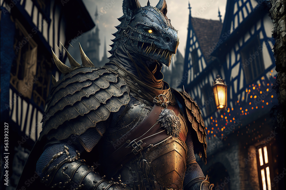 Dragon Armor Swordsman