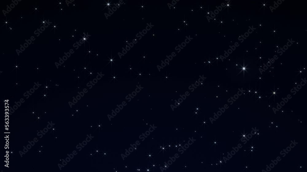 Starry night sky, starry night dark blue background with starlight ...