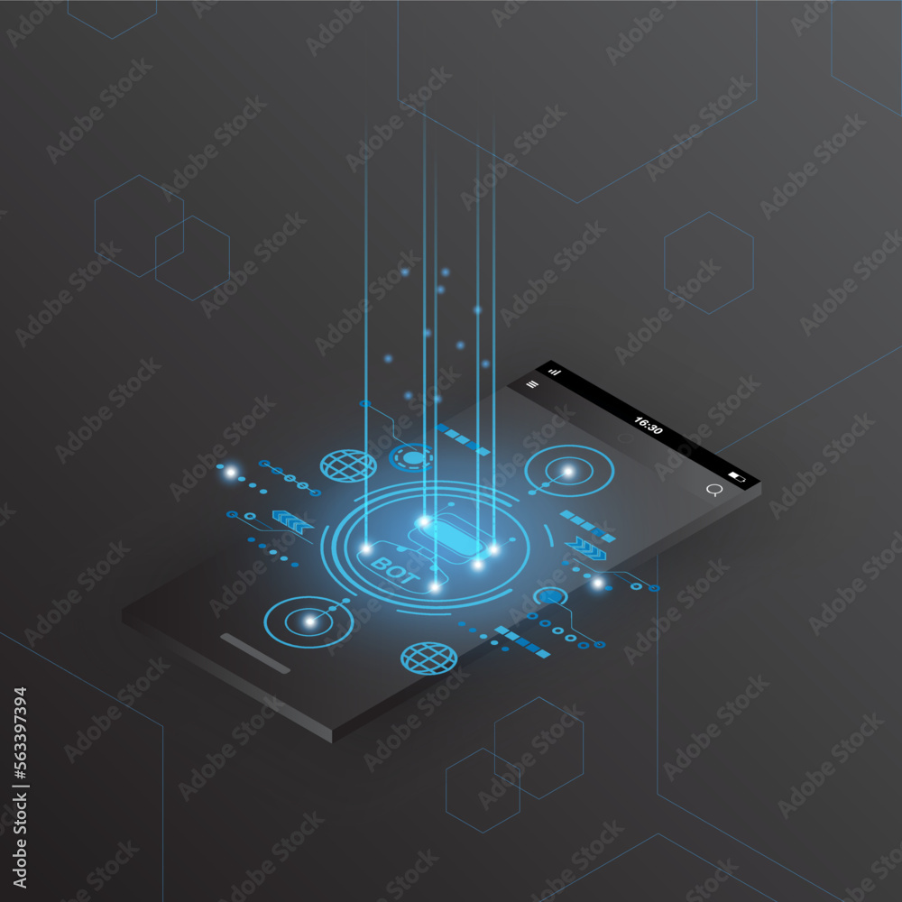 chatGPT Ai artificial intelligence technology hitech concept. chat GPT ...