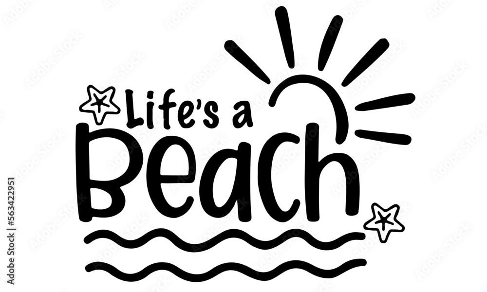 Life is a Beach Enjoy the Waves Svg, Life is a Beach Svg, Enjoy the ...