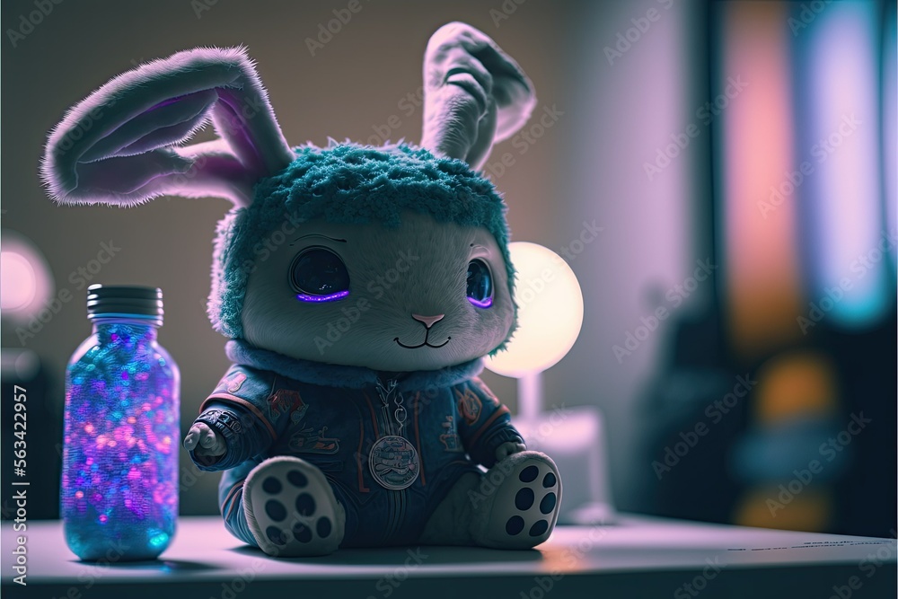 photorealistic portrait photography of an anthropomorphic chibi ...