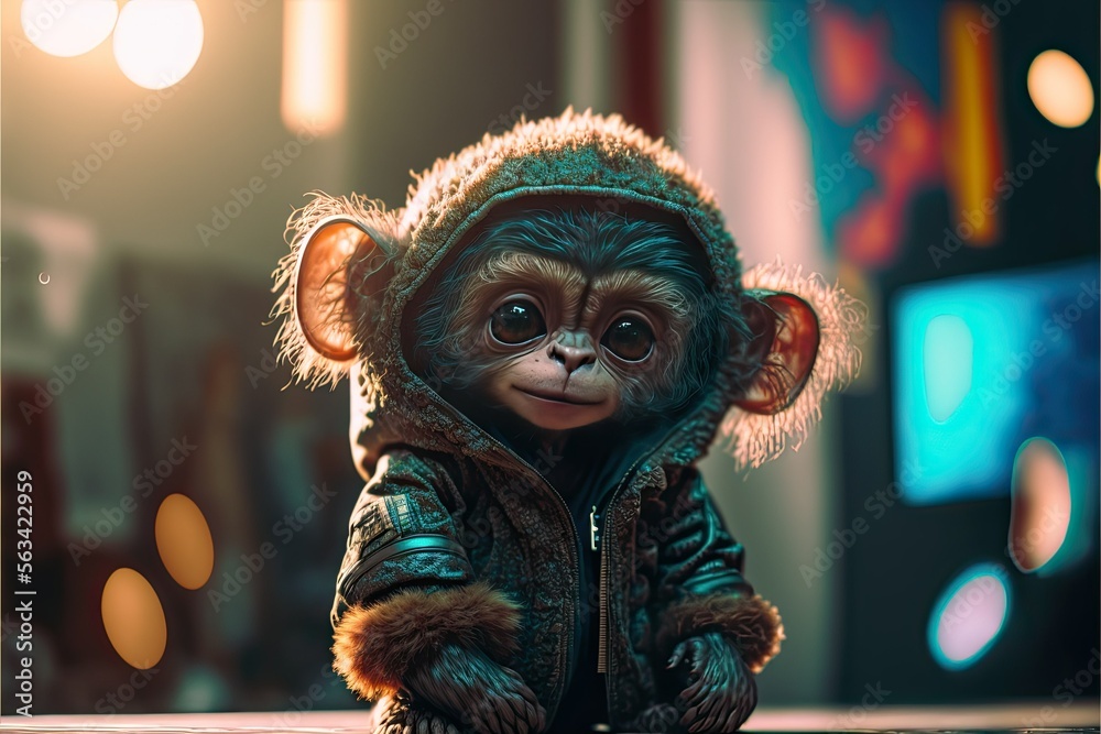photorealistic portrait photography of an anthropomorphic chibi ...