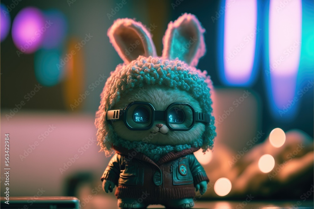 photorealistic portrait photography of an anthropomorphic chibi ...