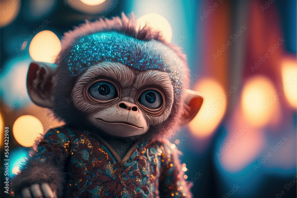 photorealistic portrait photography of an anthropomorphic chibi ...