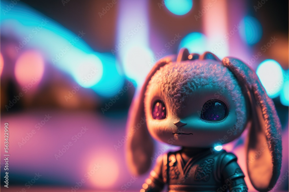 photorealistic portrait photography of an anthropomorphic chibi ...