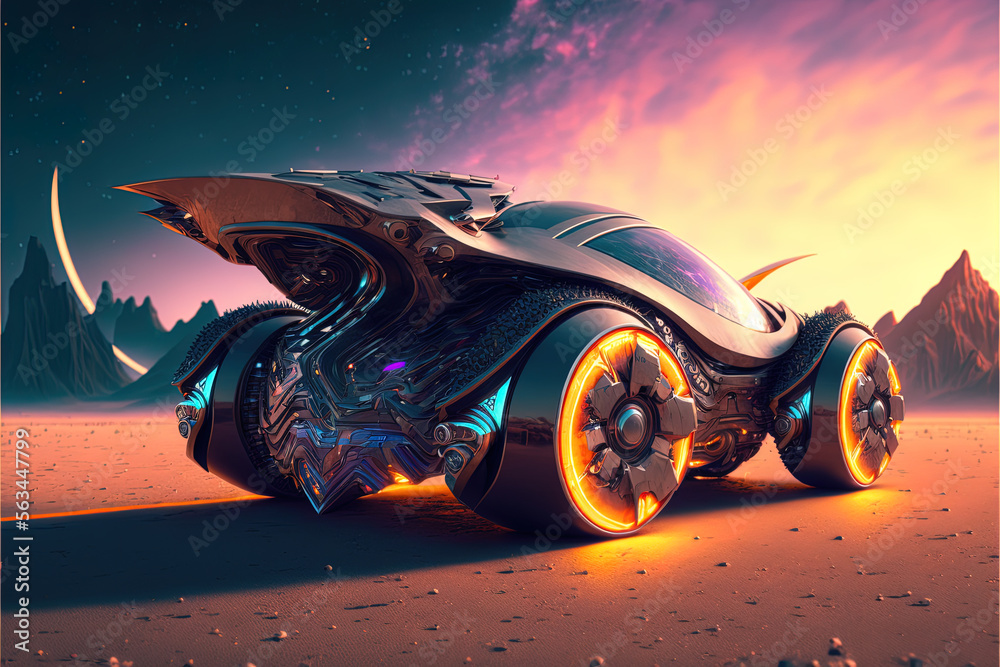 Abstract technological car desktop background, clean desktop background ...