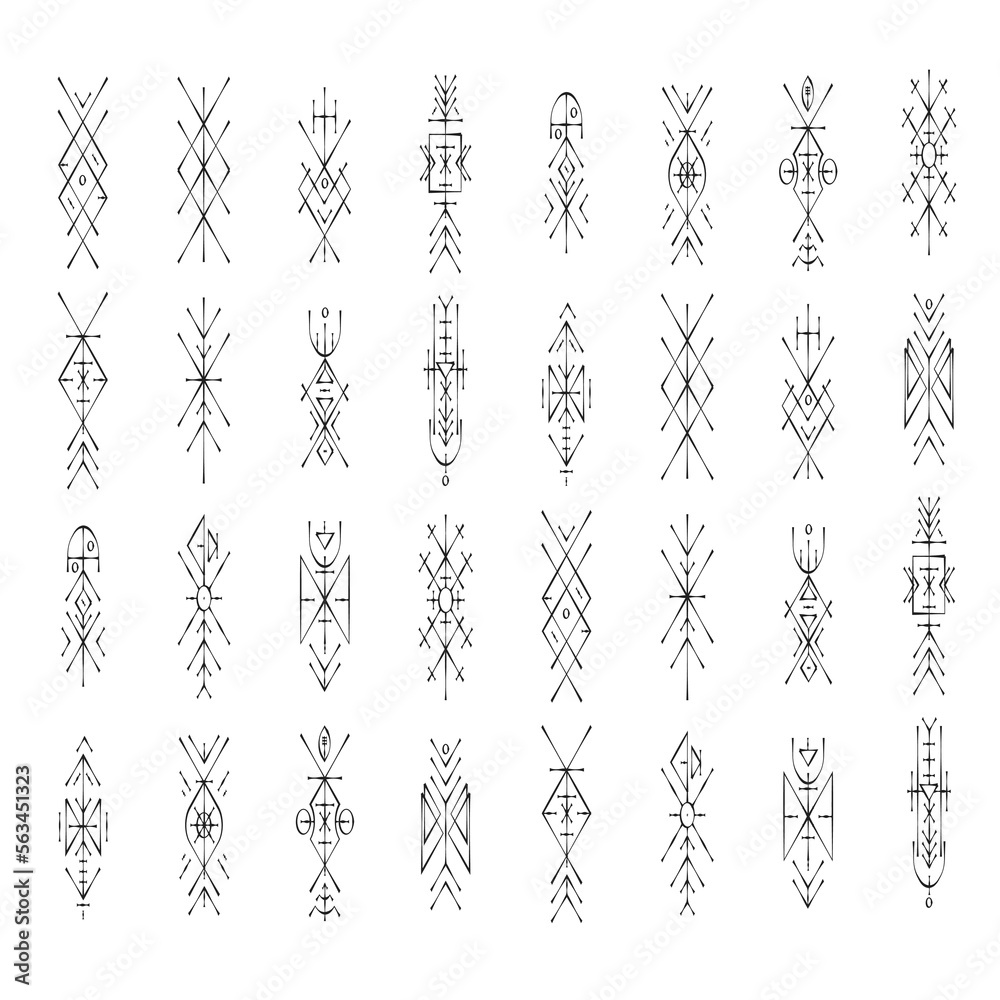 Tribal symbol pack Stock Vector | Adobe Stock