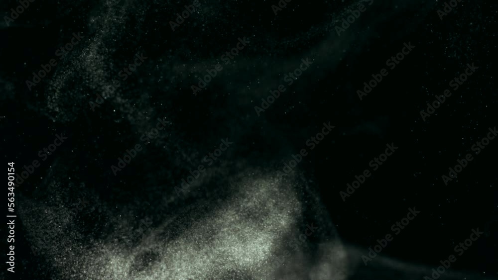 Video „Particles Moving Background flying wave line with flash lights ...