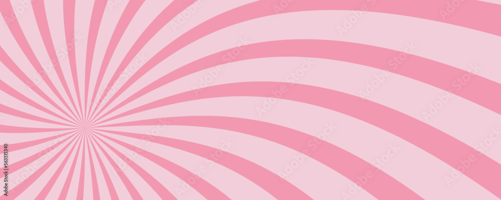 Pink sunshine vector background. Abstract sunburst design wallpaper for ...