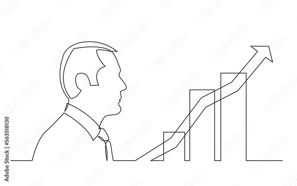 continuous line drawing vector illustration with FULLY EDITABLE STROKE ...