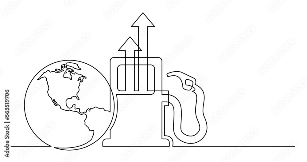continuous line drawing vector illustration with FULLY EDITABLE STROKE ...