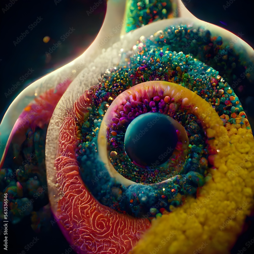psychedelic god particles patterns rave like hyper detailed cinematic ...