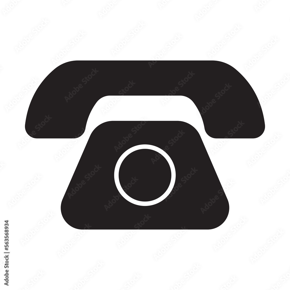 Telephone icon vector, mobile phone icon, vector mobile phone icon ...